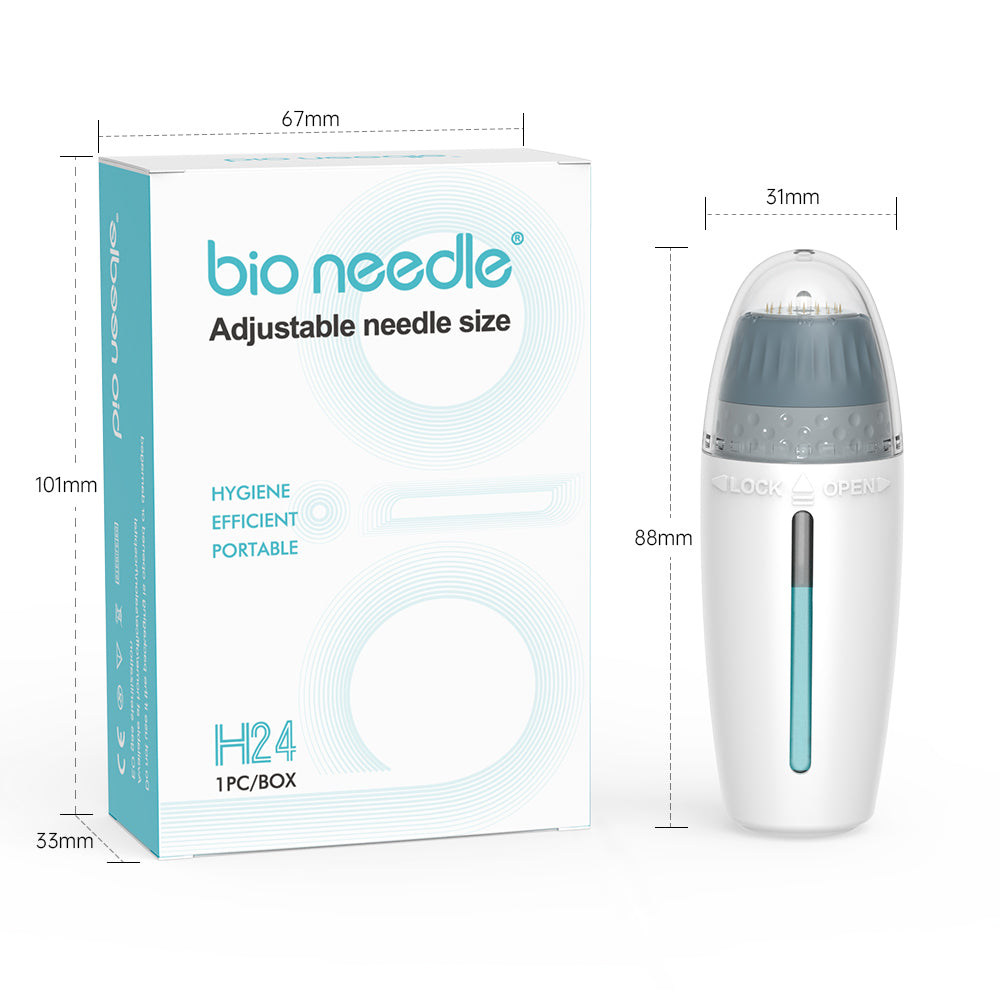 Dr. Pen Bio Needle H24 Hydra Adjustable Derma Stamp (10ml) – Dr. Pen US